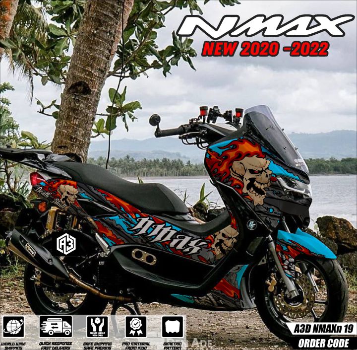Decal Sticker Nmax New 2020 - 2022 Fullbody Decal Sticker Yamaha Nmax ...