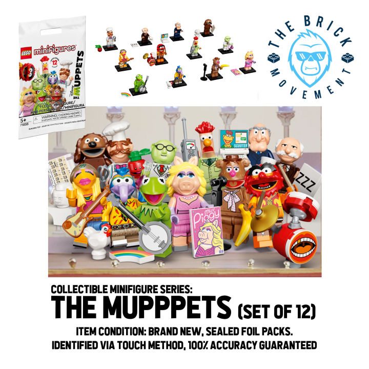 LEGO® Collectible Minifigure Series The Muppets: Set of 12 Minifigures ...