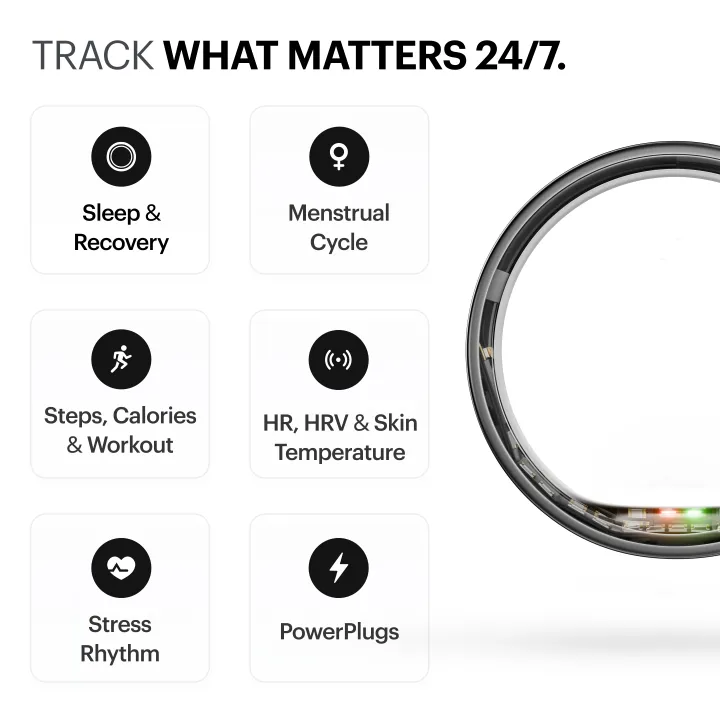 Ultrahuman Ring AIR-sleep and fitness tracker, smart ring for men and ...