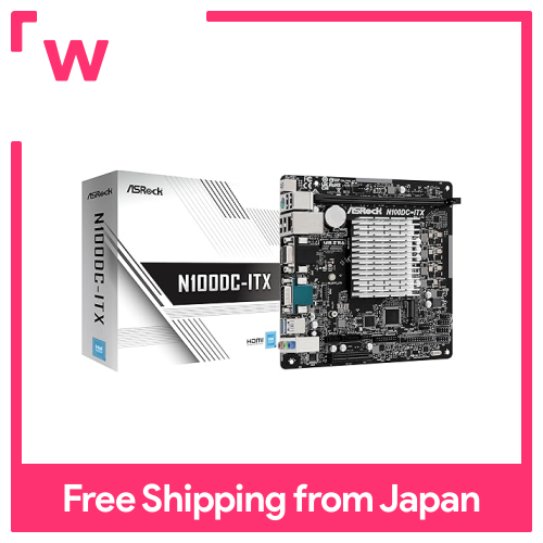 ASRock Onboard CPU Fanless Motherboard N100DC-ITX Mini ITX with Intel ...