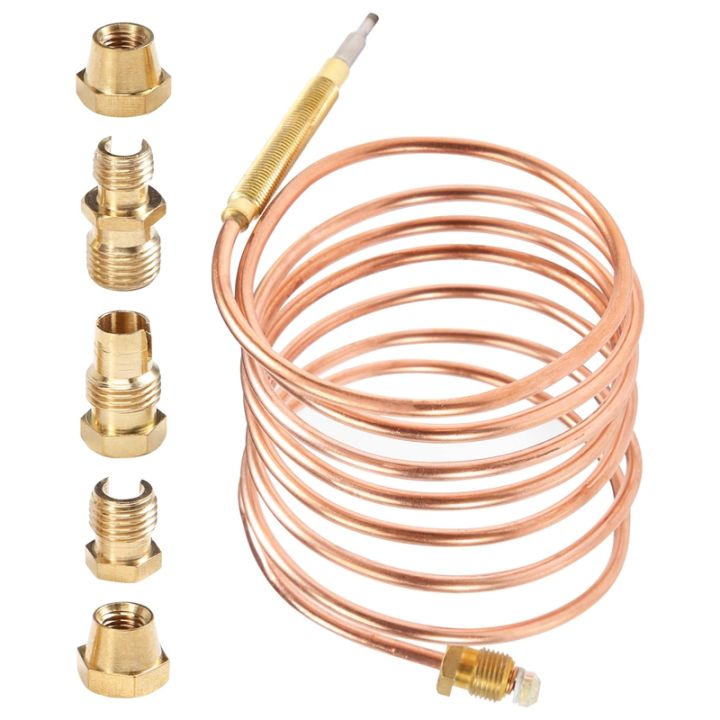 1500Mm Gas Stove Universal Thermocouple Kit M6X0.75 with Overflow Nut ...