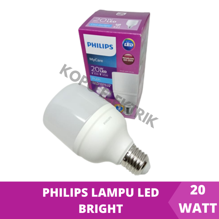 Philips Lampu LED Bright 20 watt | Lazada Indonesia