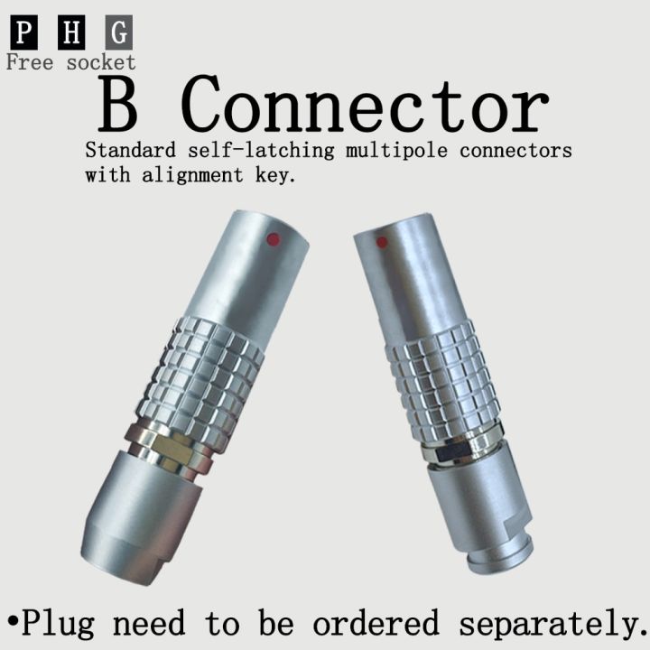 Free Socket Quick Push-Pull Circular Self-latching B Series FGG PHG 00B ...