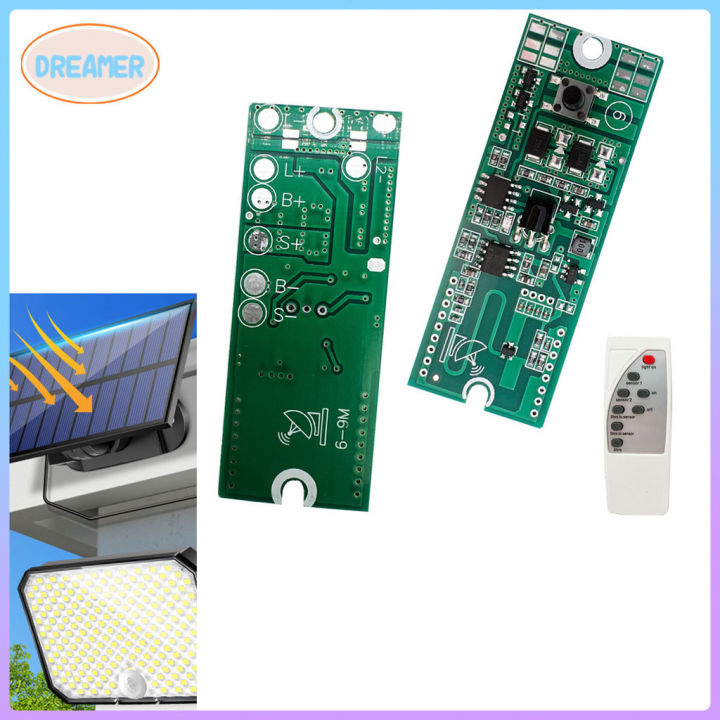 Solar Led Board 3.7V 60W Solar Light Remote Control Radar Human ...