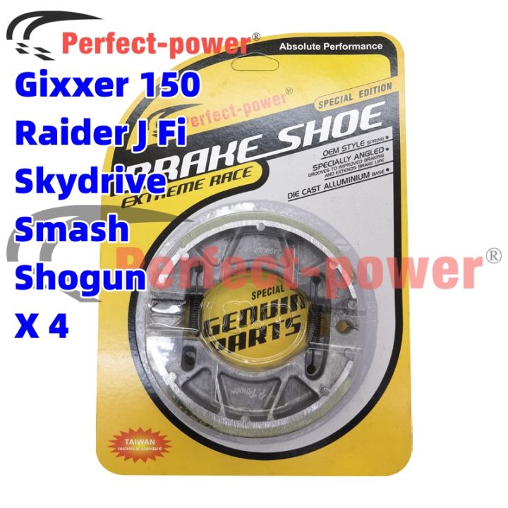 Perfect Power Brake Shoe Suzuki Gixxer 150 Raider J Fi Skydrive Smash ...