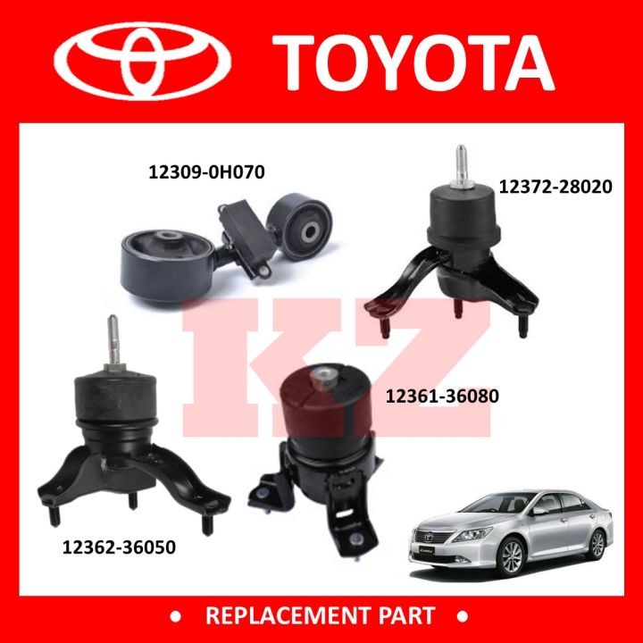 TOYOTA CAMRY 2012-2018 ACV51 2.0L - ENGINE MOUNTING KIT - 4 IN 1 SET ...
