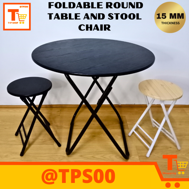 FOLDABLE ROUND/CIRCLE TABLE (60x60, 70X70, 80x80) AND CIRCULAR FOLDING ...
