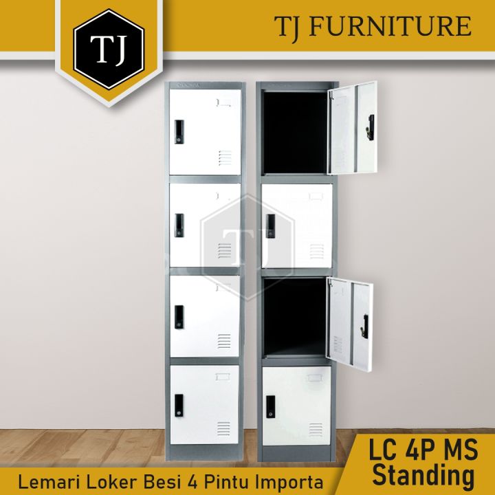 Importa Loker Besi / Lemari Arsip / Locker Kantor Besi 4 Pintu / Steel ...