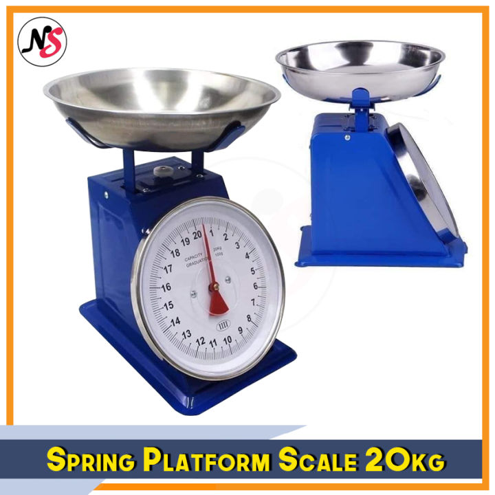 20KG Weighing Scale Mechanical Timbangan Kitchen Weighing Spring Scale ...