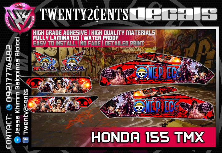 Honda TMX 155 Sticker Decals onepiece | Lazada PH