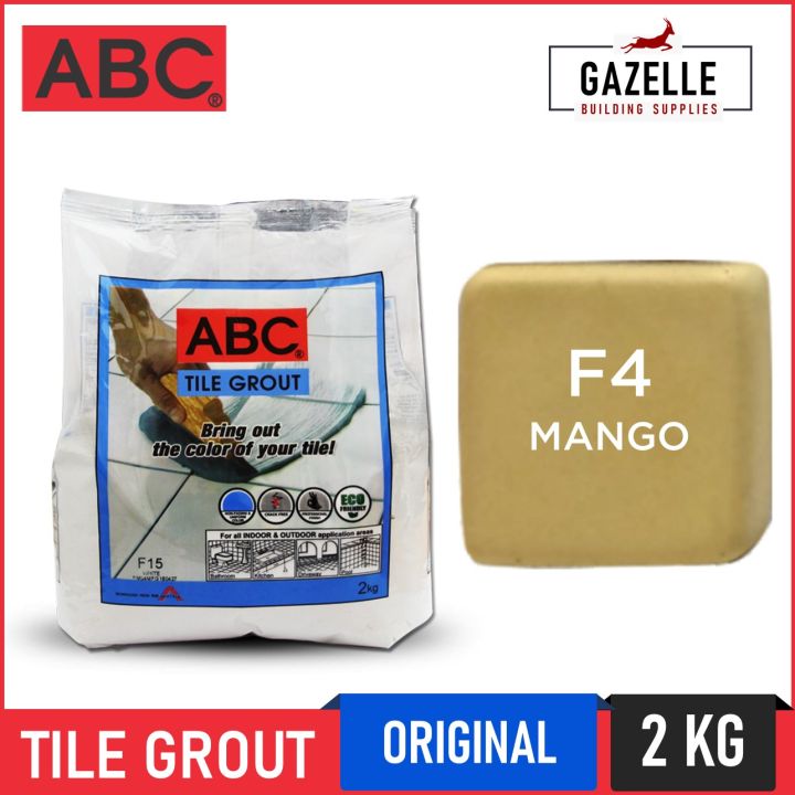 ABC Tile Grout Original Bonding Solution 2kg - Mango F4 | Lazada PH