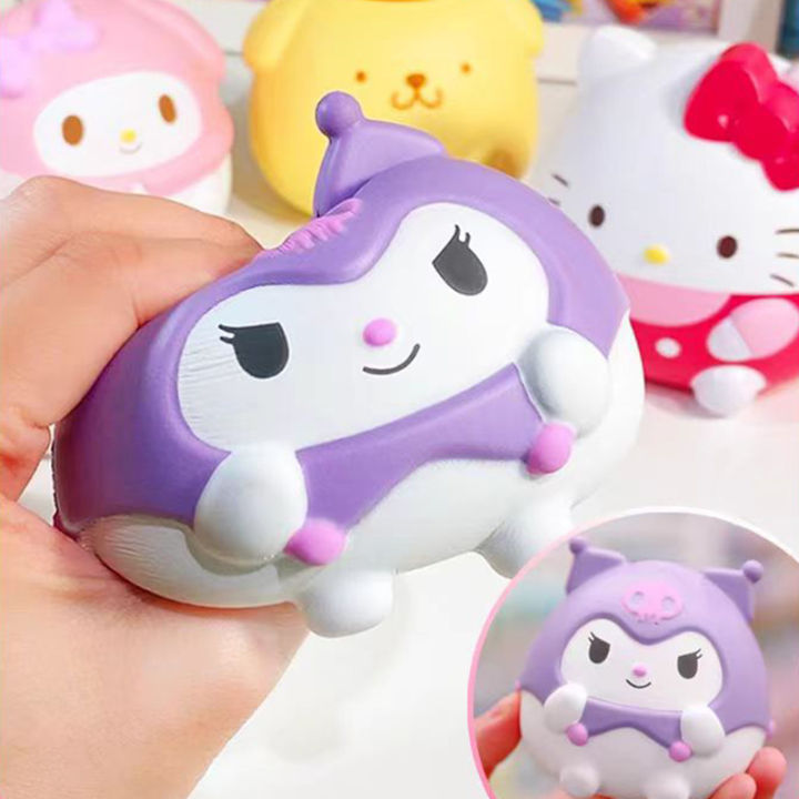 Sanrio Squishy Toy Anti Stress Ball Slow Rising Fidget Soft Ball Stress ...