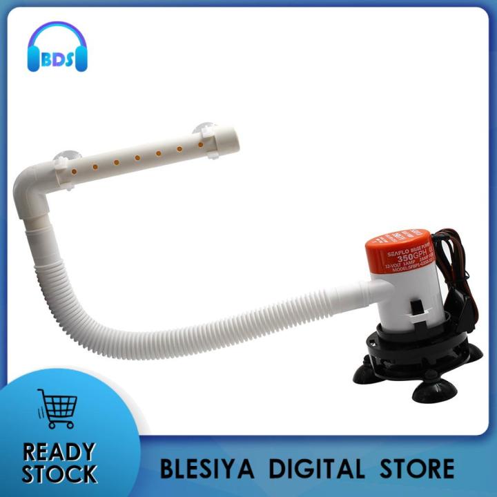 Blesiya SEAFLO Portable 12v Livewell Aeration Pump System Kit for Boat ...
