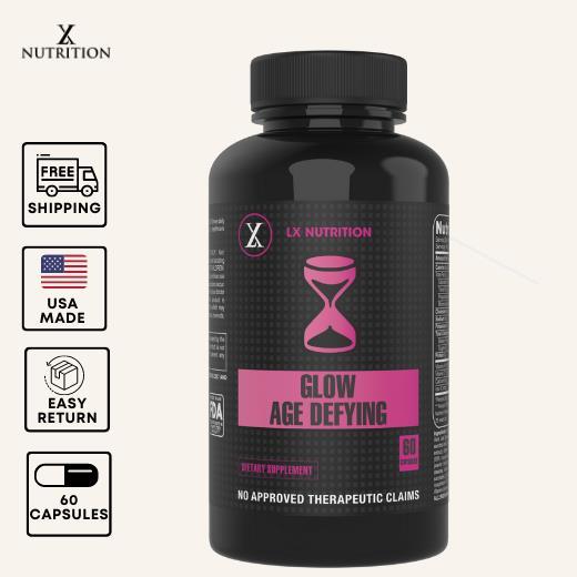 LX Nutrition GLOW Age Defying- Whitening Anti Aging Supplement with ...