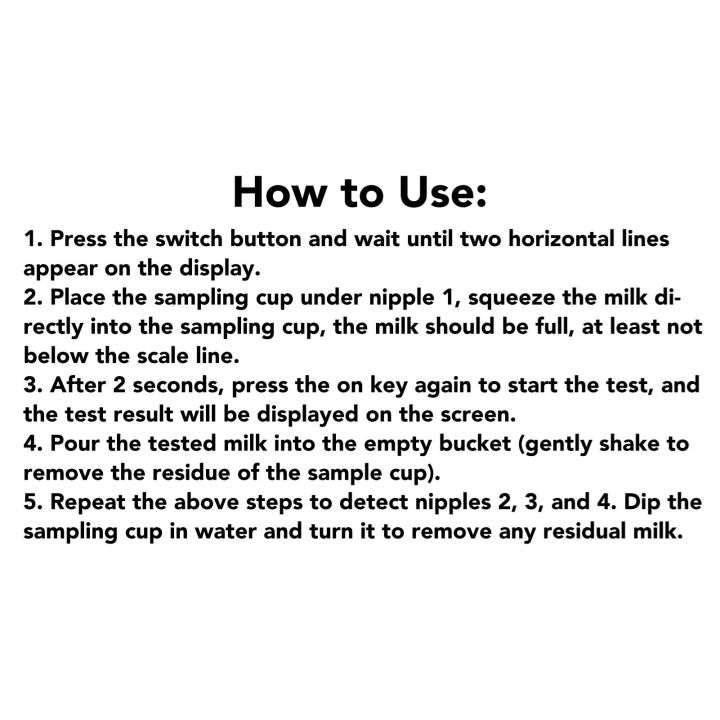 SIXRUN Cow Mastitis Detector Dairy Cow Mastitis Detector Recessive ...