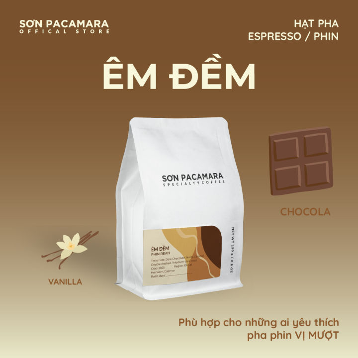 Cà Phê Pha Phin Sơn Pacamara Gói Êm Đềm, 100% Arabica chất lượng cao Đà ...