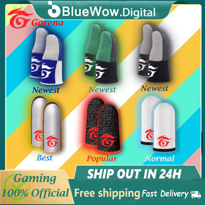 BlueWow ถุงมือแบบเปิดครึ่งนิ้ว2024ใหม่ Garena,ถุงมือกันเหงื่อสำหรับมืออาชีพ + เหมาะสำหรับ PUBG ...
