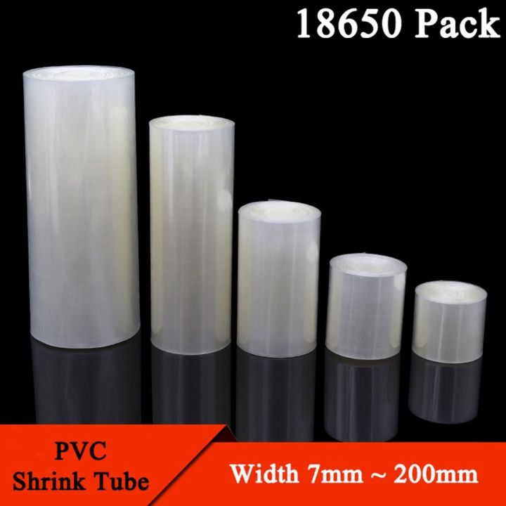 OKDEALS 1 Meter 18650 Lipo Battery PVC Heat Shrink Tube 30mm-200mm ...