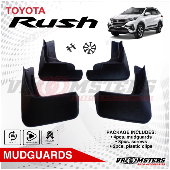 Toyota Rush Mud Guard/2018-Present Model/3rd Generation/Splash Guard ...