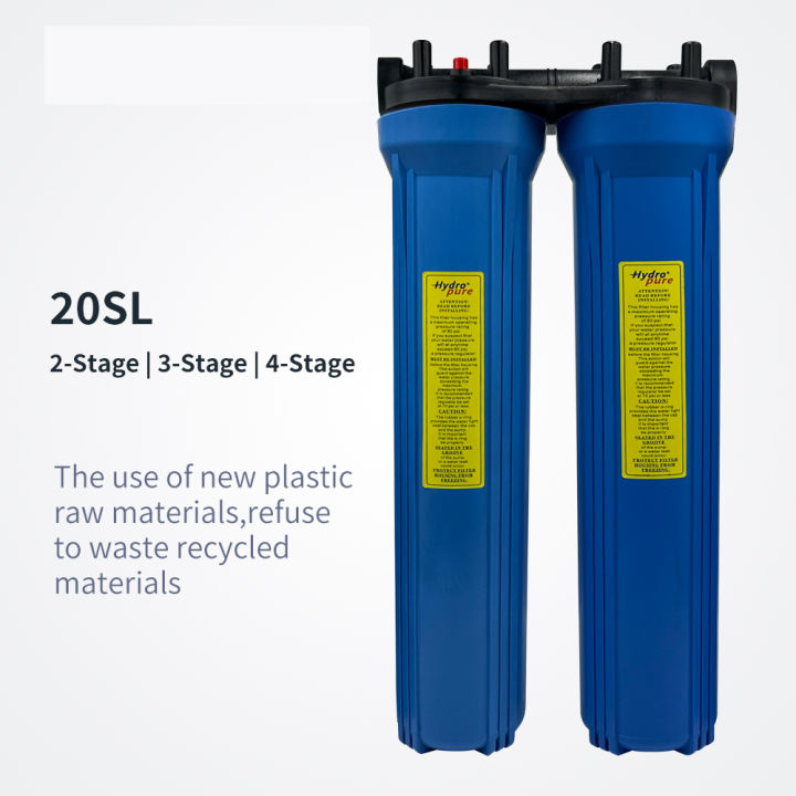 Hydropure 2/3/4 Stage 20 inch Deep Well Water Filter housing Complete ...