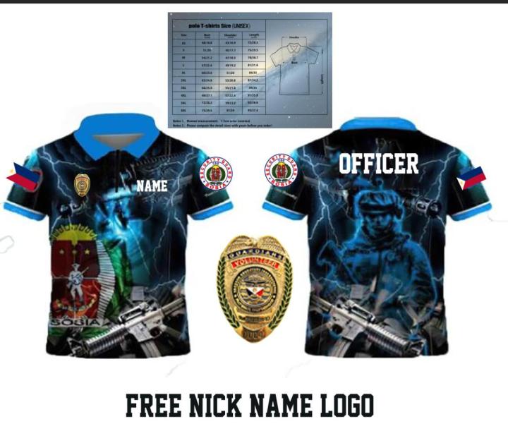 security OFFICER PHILIPPINE PROTECTION High quality full sublimation ...