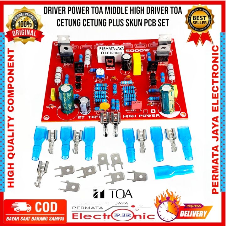 Driver Power Amplifier TOA MIDEL HIGH DRIVER TOA CETUNG CETUNG Plus ...