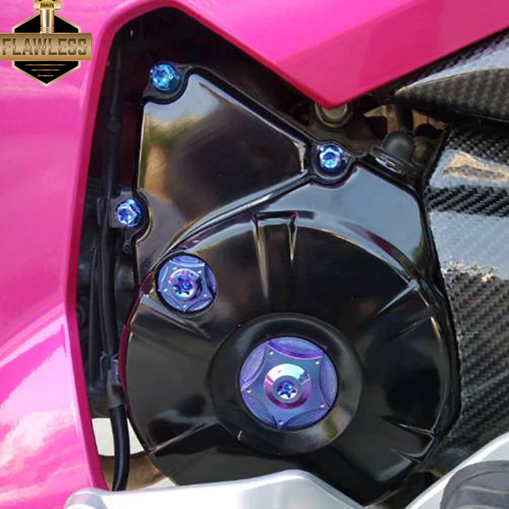 Flawless-Ti Gr5 Titanium Alloy ฝาปิดตัวกรองน้ำมันจุกปิดน้ำมันหมวกฝาปิด ...