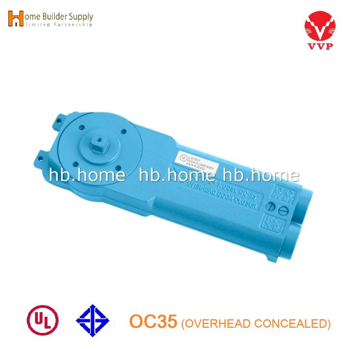 VVP โช้คบนฝังใน/ซ่อนในวงกบ รุ่นOC35 วีวีพี VVP Overhead Concealed (บานอลู,บานไม้) | Lazada.co.th