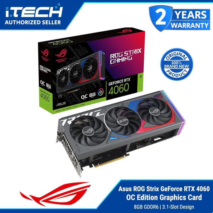 ROG Strix GeForce RTX 4060 OC Edition 8GB GDDR6 Graphics Card | Lazada ...