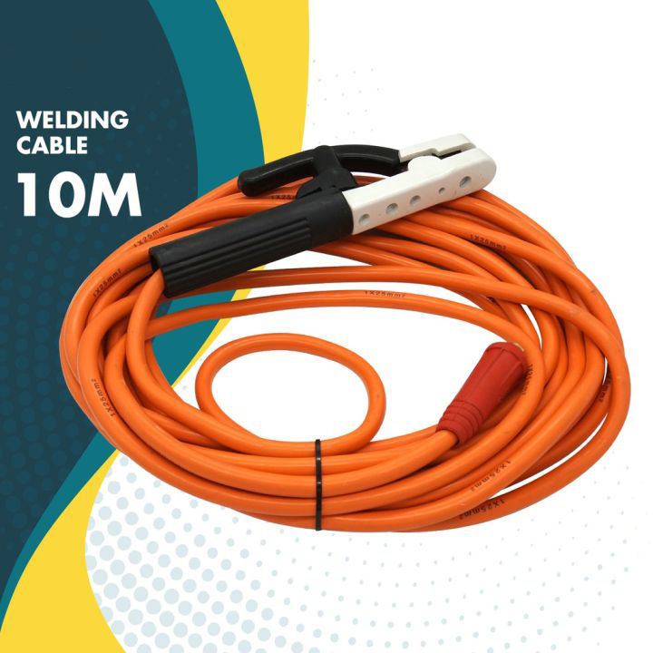 Welding Cable 10 Meters Original Copper Wires with Electrode Holder and ...