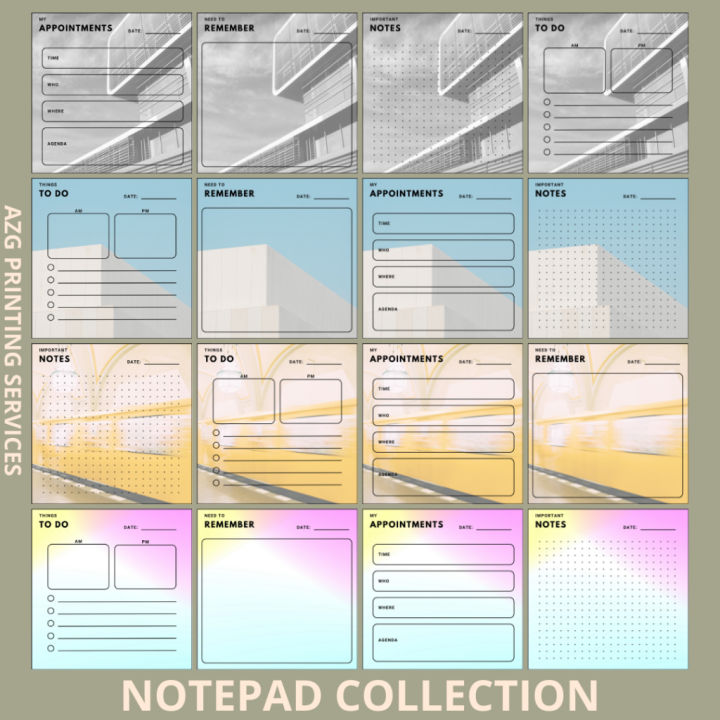 Customized Notepads/Sticky Notes Part 3 | Lazada PH