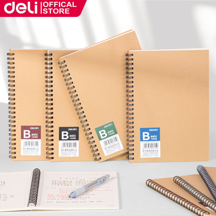 Deli A5 Spiral Notebook For College Students For School Supplies 60 ...