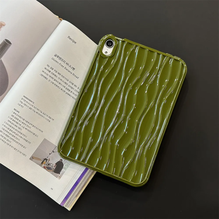 TB004 Wave Pattern Tablet Case For ipad 10th 10.9 7th 8th 9th gen 10.2 ...