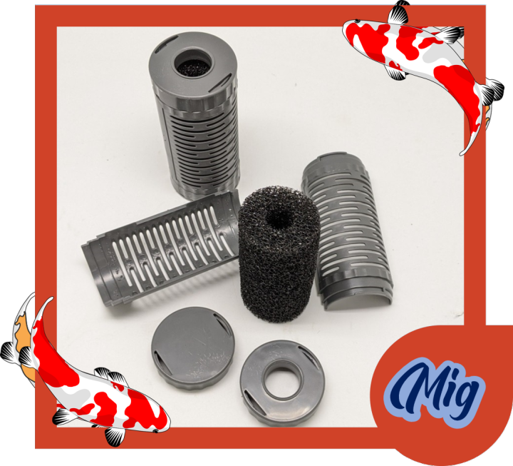 media filter aquarium QUICK BULAT SMALL ABU ABU isi busa | Lazada Indonesia