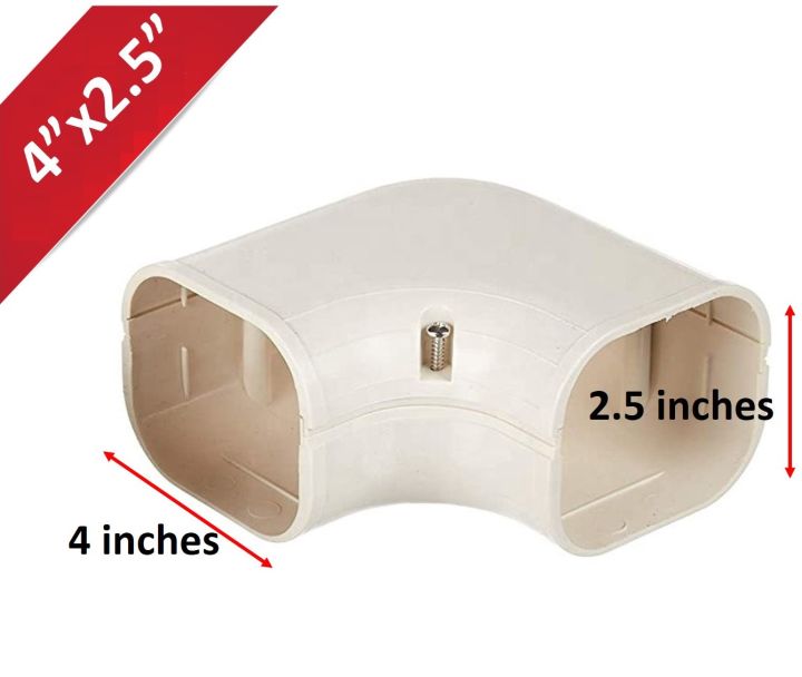 [4x2.5 inches] - PVC Molding / Cladding Elbow - Horizontal | Lazada PH