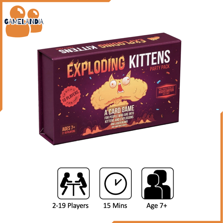 [SG STOCK] Exploding Kittens Party Pack without Music Card Game Party ...
