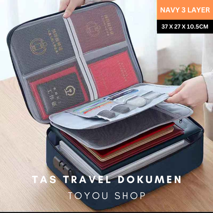 [TOYOU SHOP T59] TAS DOKUMEN | DOKUMEN ORGANIZER | TRAVEL BAG | Lazada ...