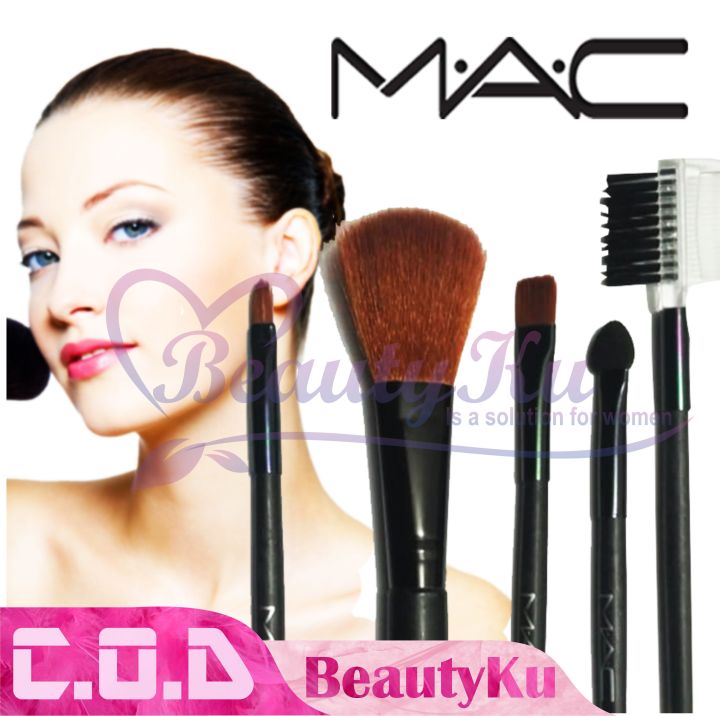 KUAS MAKE UP LENGKAP 5 in 1 | Lazada Indonesia