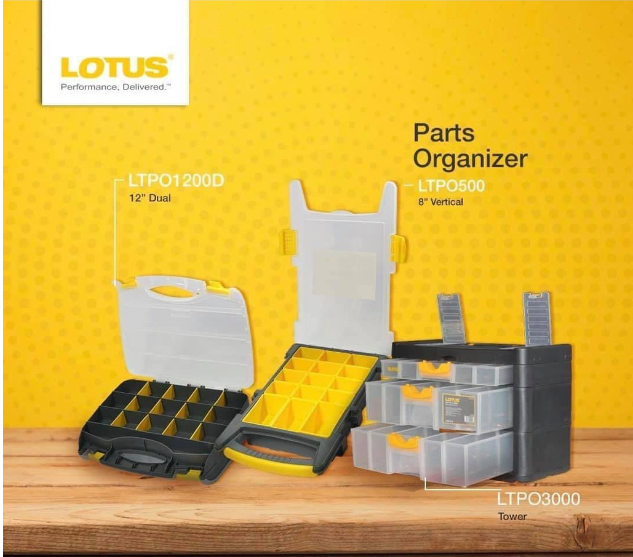 LOTUS Parts Toolbox Organizer Storage Tool Box LTTB | Lazada PH