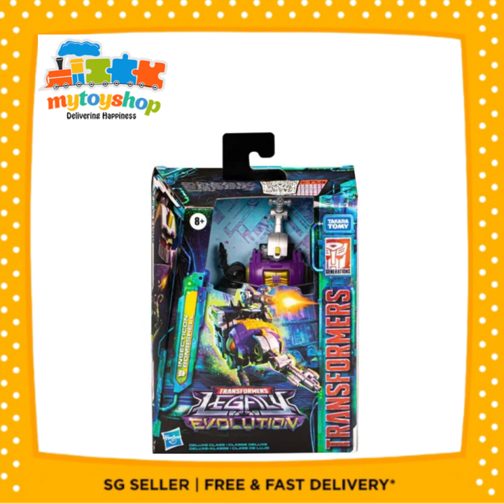 Transformers Legacy Evolution Deluxe Insecticon Bombshell Action Figure ...