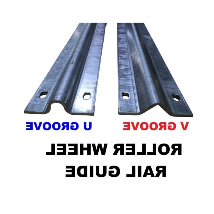 hot SLIDING GATE ROLLER WHEEL GUIDE RAIL (ONE METER) | Lazada PH