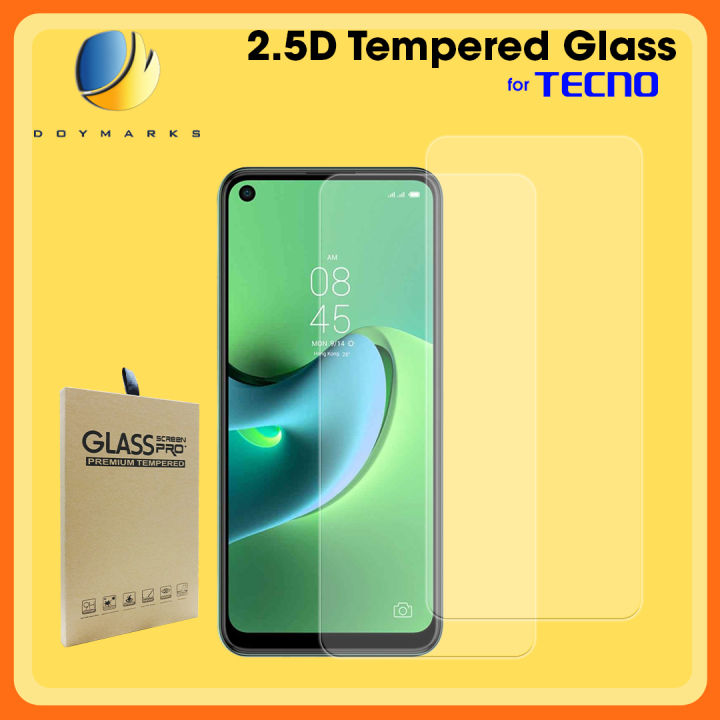 Tecno Pova 2 5G 4 Neo Camon 20 19 18 18P 16 Pro 5G Premier Tempered Glass Doymarks 2.5D Premium ...