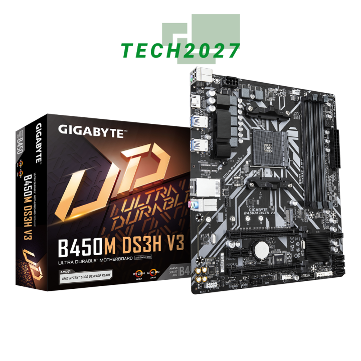 GIGABYTE B450M DS3H V3.0 DDR4/AMD Ryzen AM4/B450/Micro (UPDATED BIOS ...