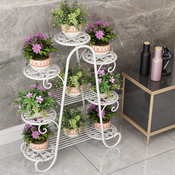 COLOGO 🥇 Flower Stand Rak Pokok Bunga Bertingkat Flower Pot Plants Rack ...