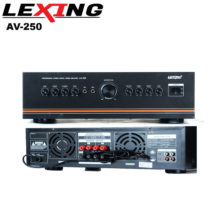 LEXING AV-250 HIGH POWER AMPLIFIER(1000W) | Lazada PH