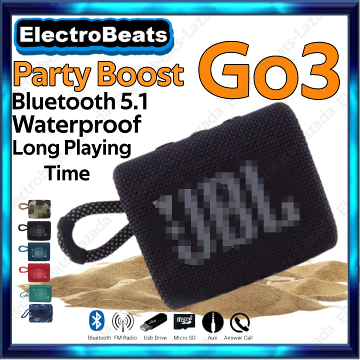 GO3 Affordable Speaker Loudspeaker GO3 Portable Wireless Waterproof And ...