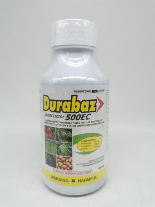 DURABAZ PROFENOFOS 500 EC INSECTICIDE same as SELECRON 500 ML | Lazada PH