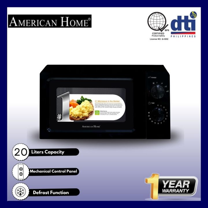 American Home AMW-ST1920B 20Liters Microwave Oven Black | Lazada PH