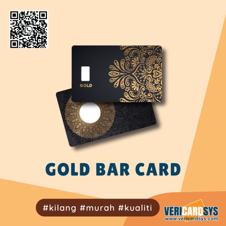 [Pre-Order/Customize Size] Plastic Gold Bar PVC Card | Gold Bar Card ...