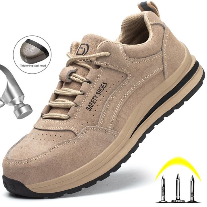 Steel Toe Work Safety Shoes Men Women Work Sneakers Lightweight ...